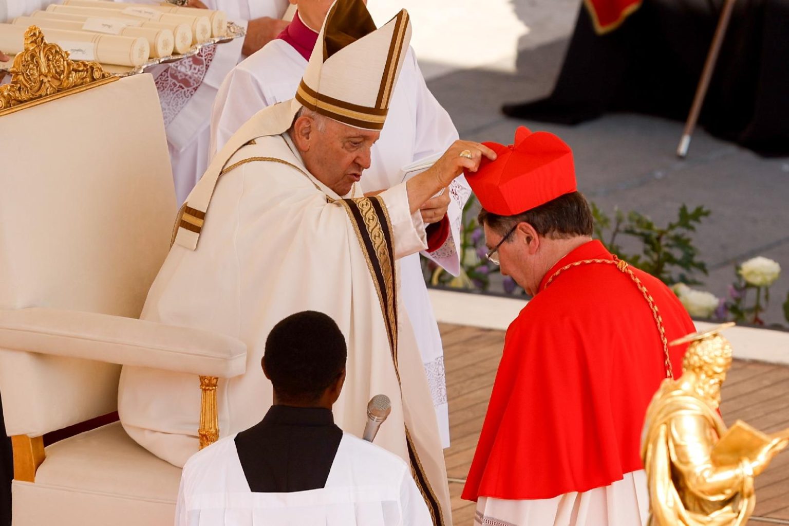 Creating cardinals from 16 nations, pope asks them to join church ...